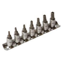 Tamperproof Star* 5-Sided Socket Bit Set 1/4"D 7pc
